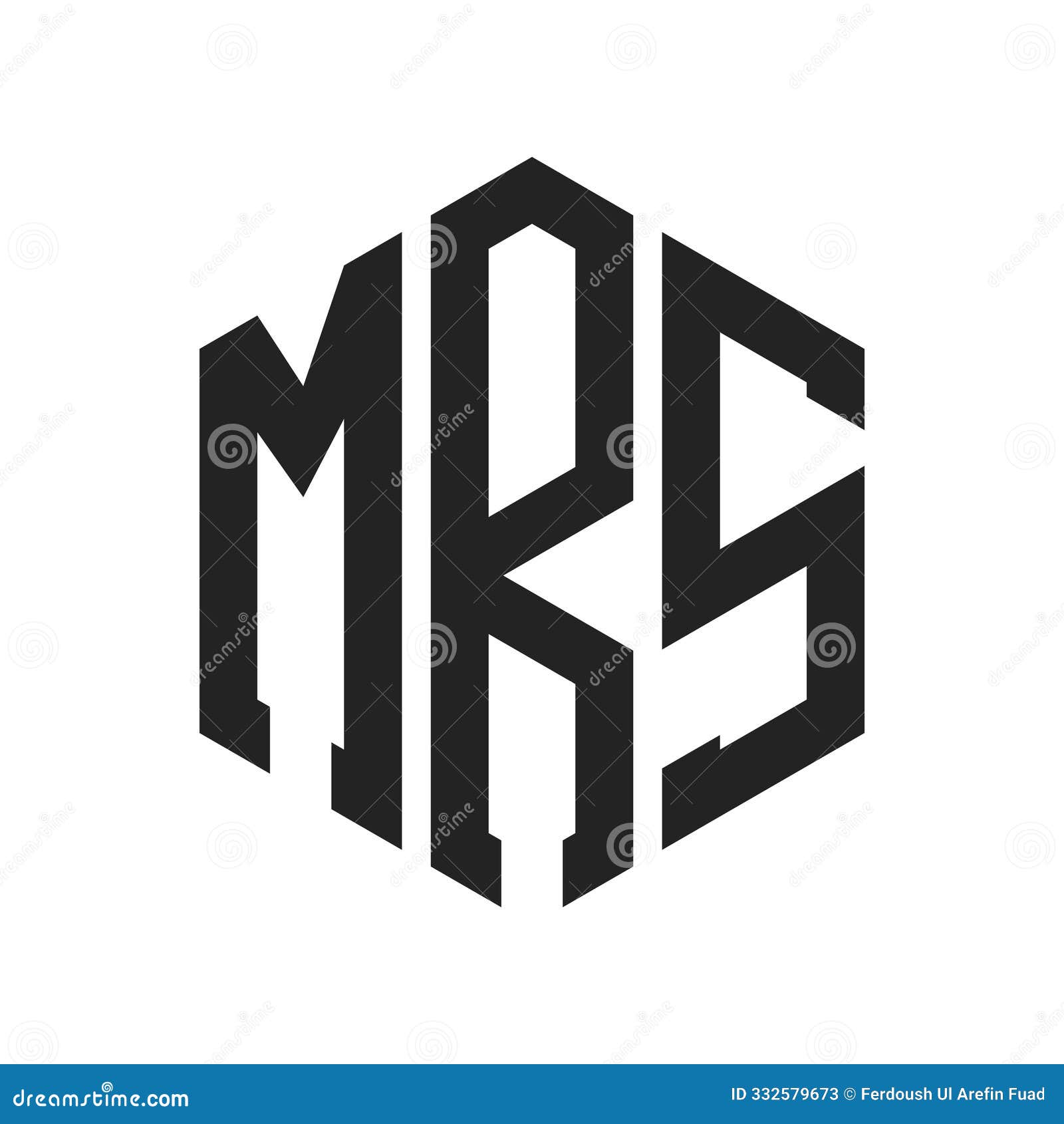 MRS Logo Design. Initial Letter MRS Monogram Logo Using Hexagon Shape ...