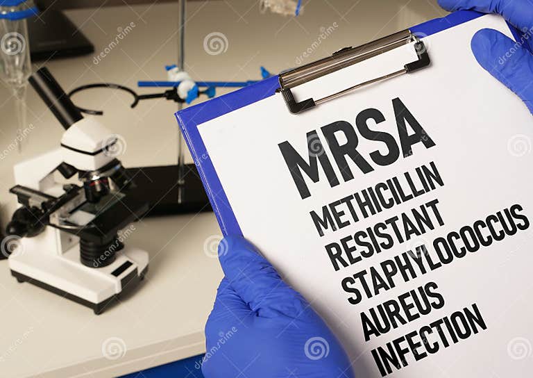 MRSA Methicillin-resistant Staphylococcus Aureus Infection is Shown ...