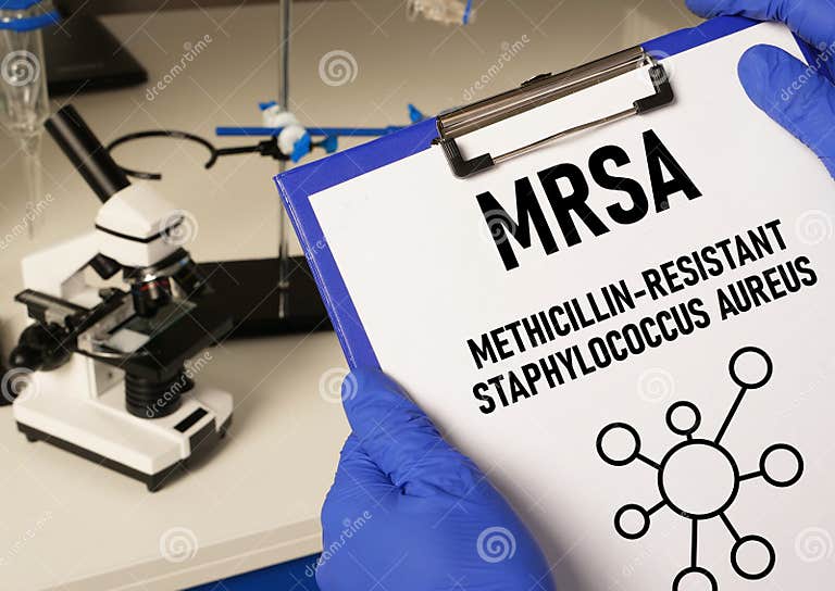 MRSA Methicillin-resistant Staphylococcus Aureus is Shown Using the ...