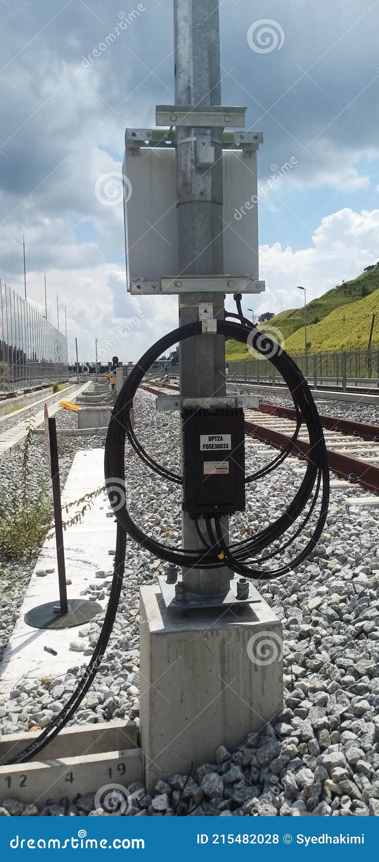 Mrt Equipment on Railway Track for Mrt Signalling and Radio Railway ...