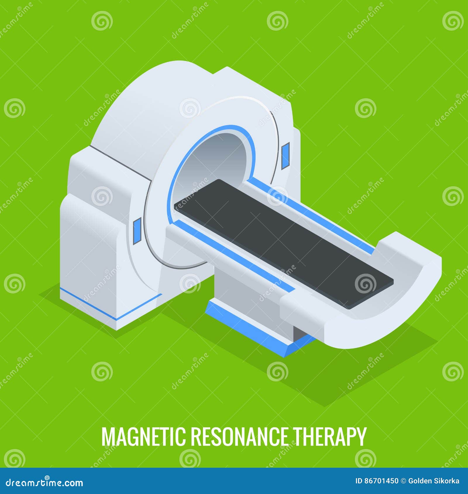 MRT Machine for Magnetic Resonance Imaging in Radiology in a Hospital ...