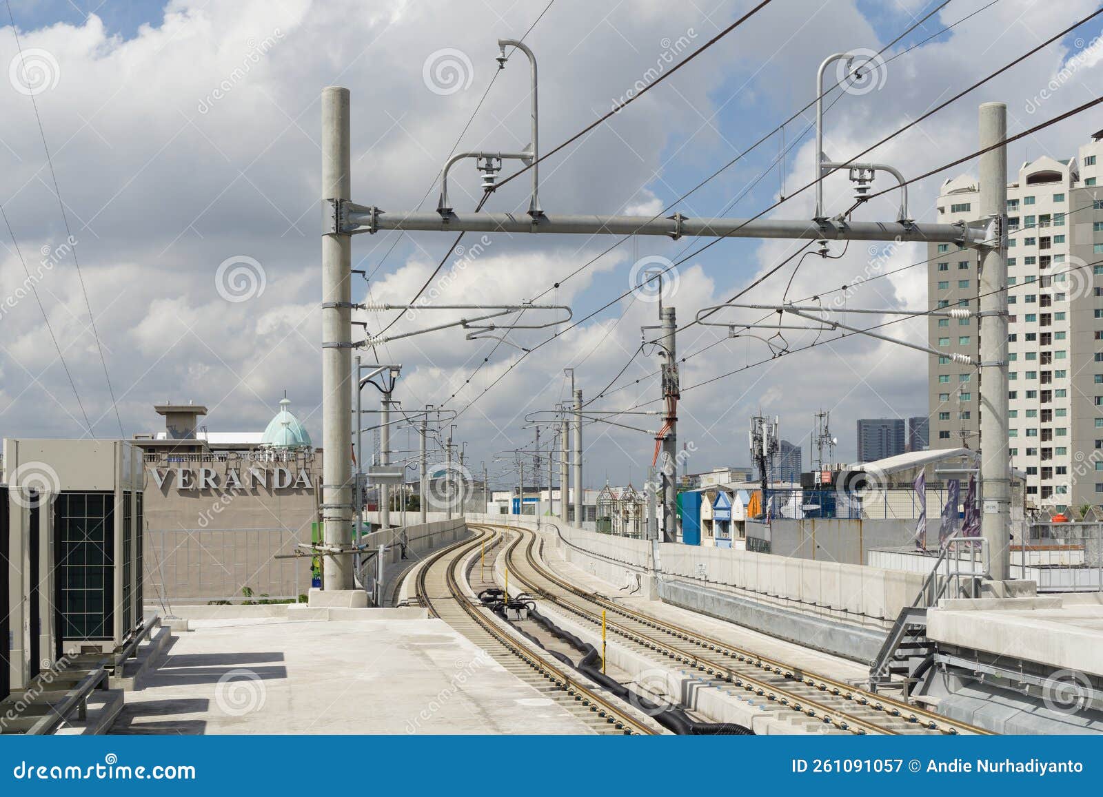 The MRT Railroad and Cabble Wire Editorial Photography - Image of ...