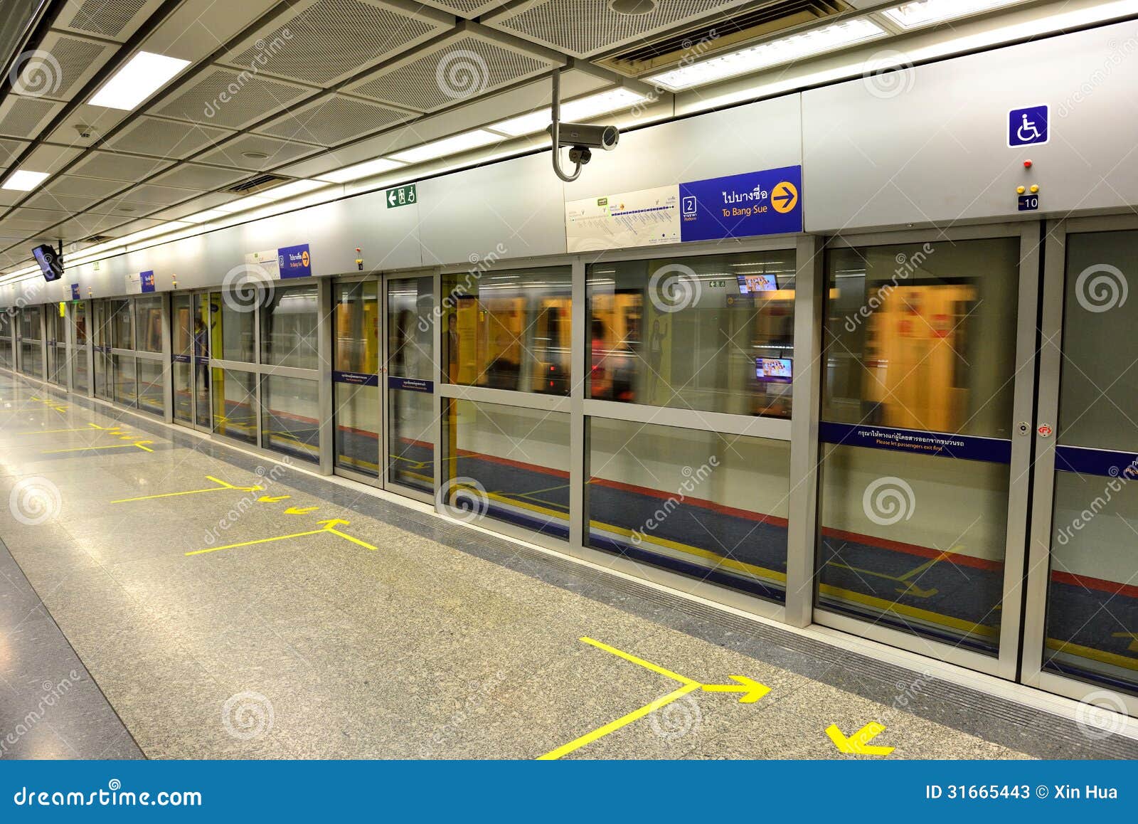 MRT Station, Bangkok editorial stock photo. Image of business - 31665443