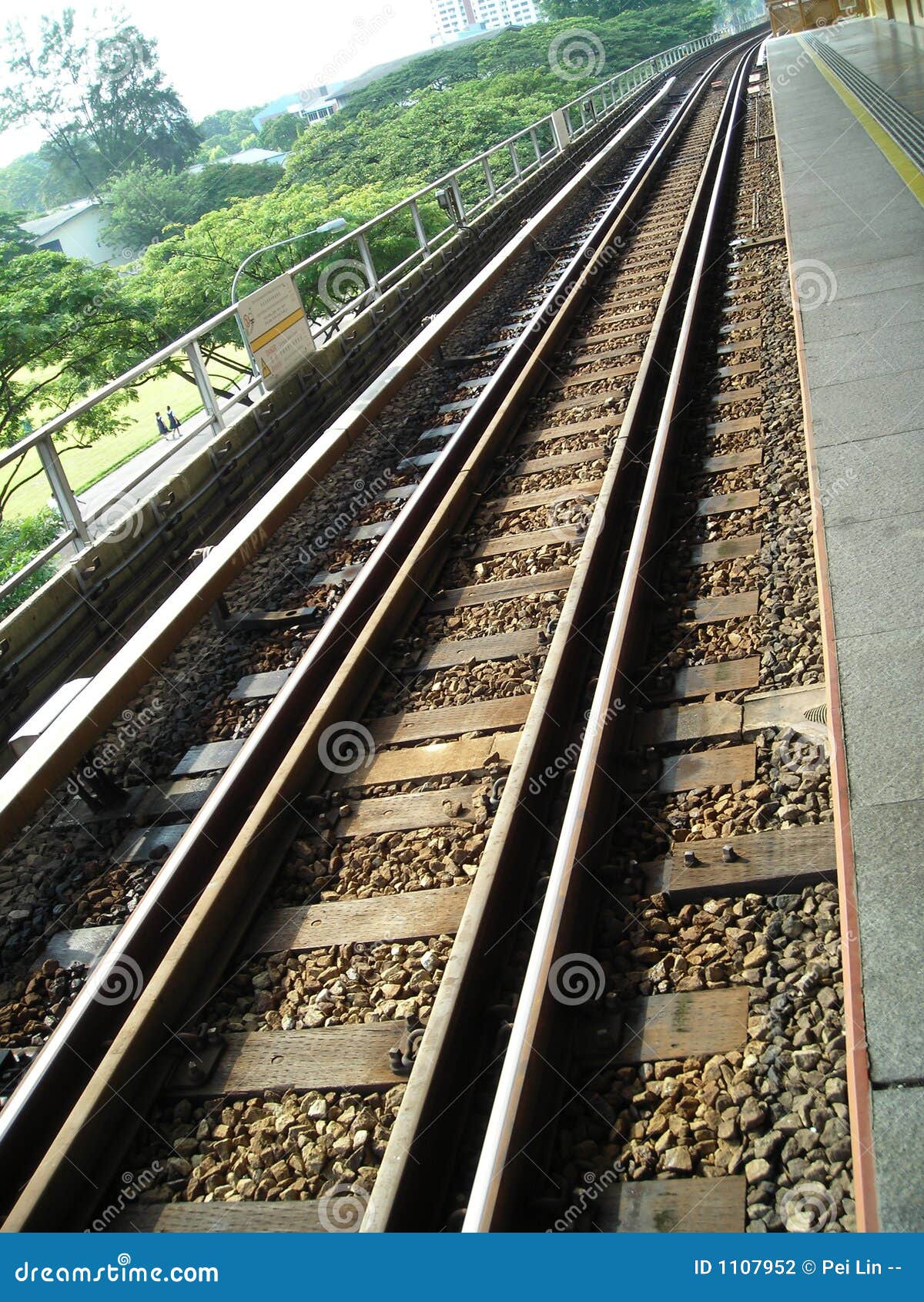 MRT Train Tracks stock photo. Image of basic, join, locomotive - 1107952