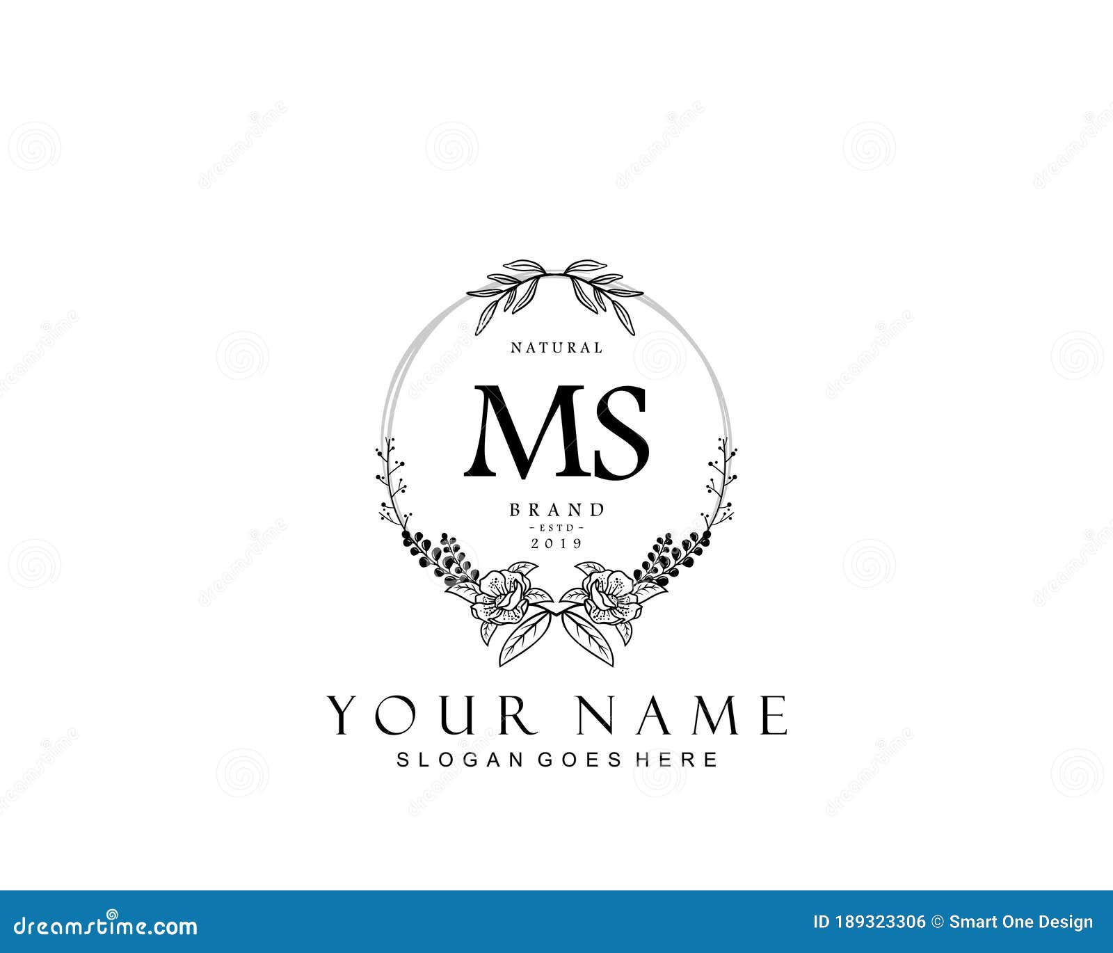 Initial MS Signature Logo Template Vector Stock Vector - Illustration ...