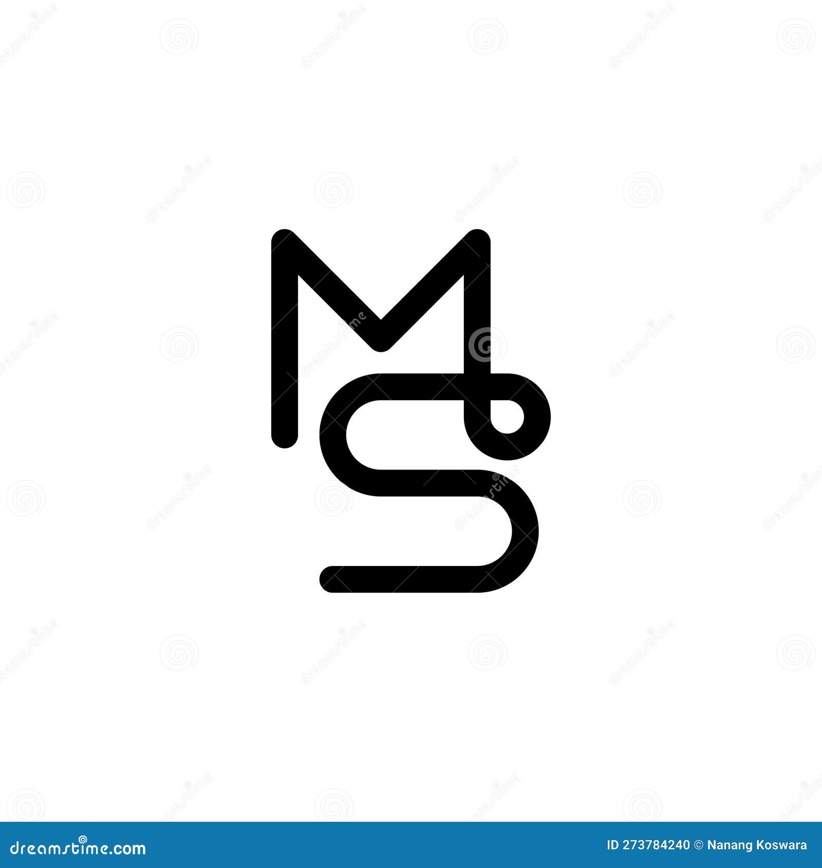 MS Logo, MS Monogram, Initial MS Logo, Letter MS Logo, Letter MS Icon ...