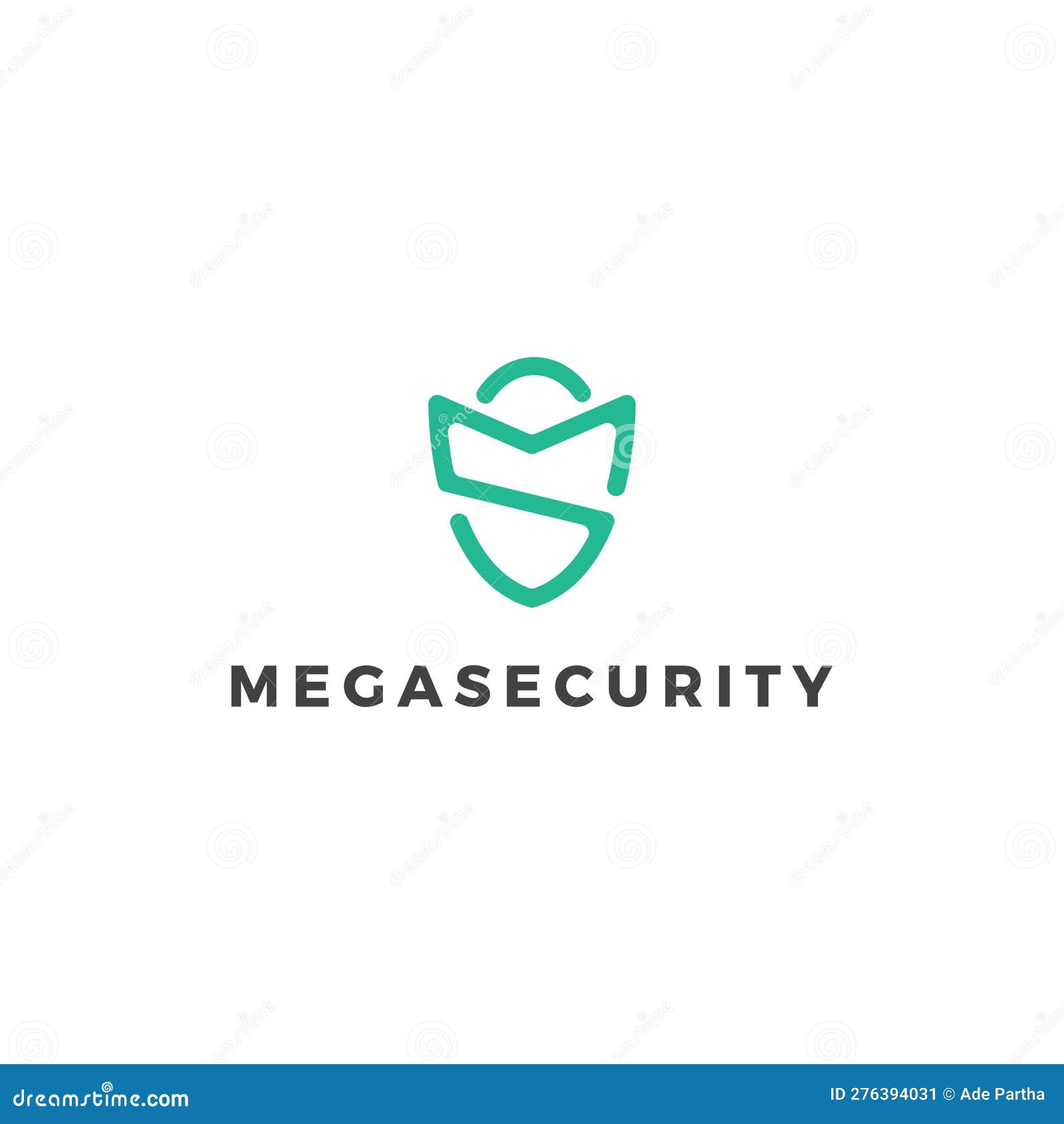 MS Security Guard Logo Icon Stock Illustration - Illustration of vector ...