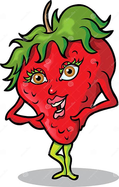 Ms. Strawberry stock vector. Illustration of taste, arms - 3546122