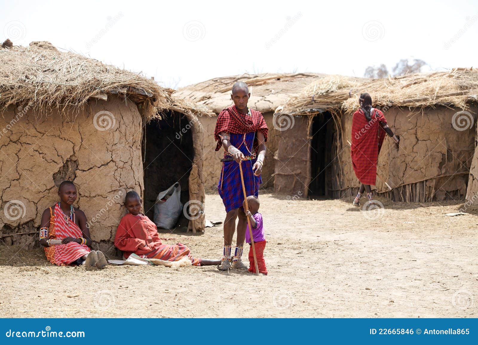 Msai family editorial photo. Image of ethnic, tourism - 22665846