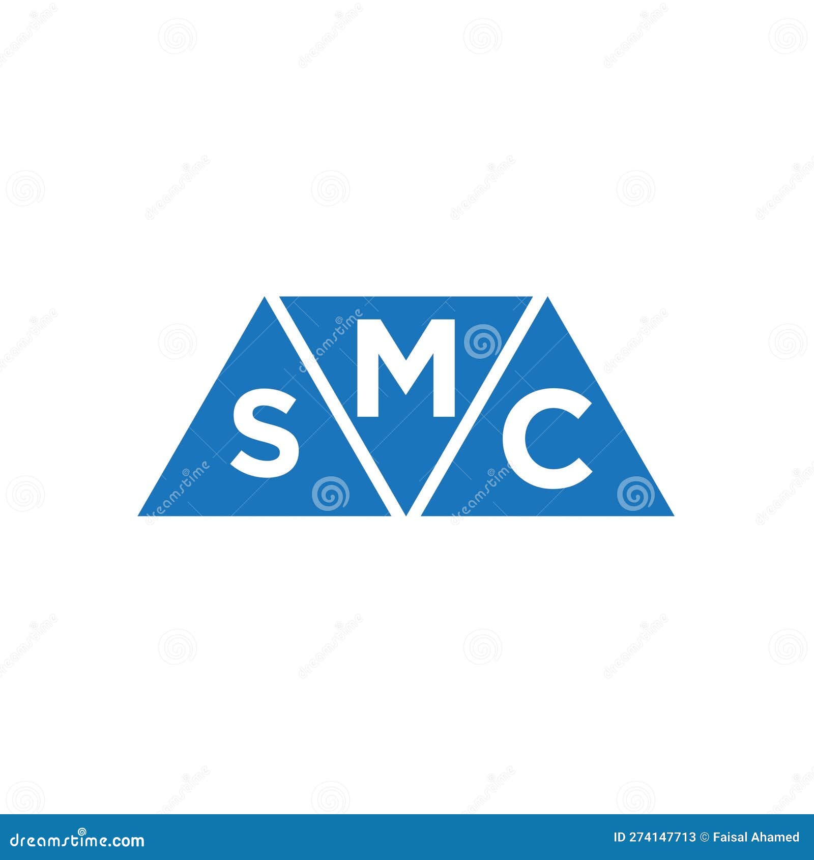 MSC Abstract Initial Logo Design on White Background. MSC Creative ...