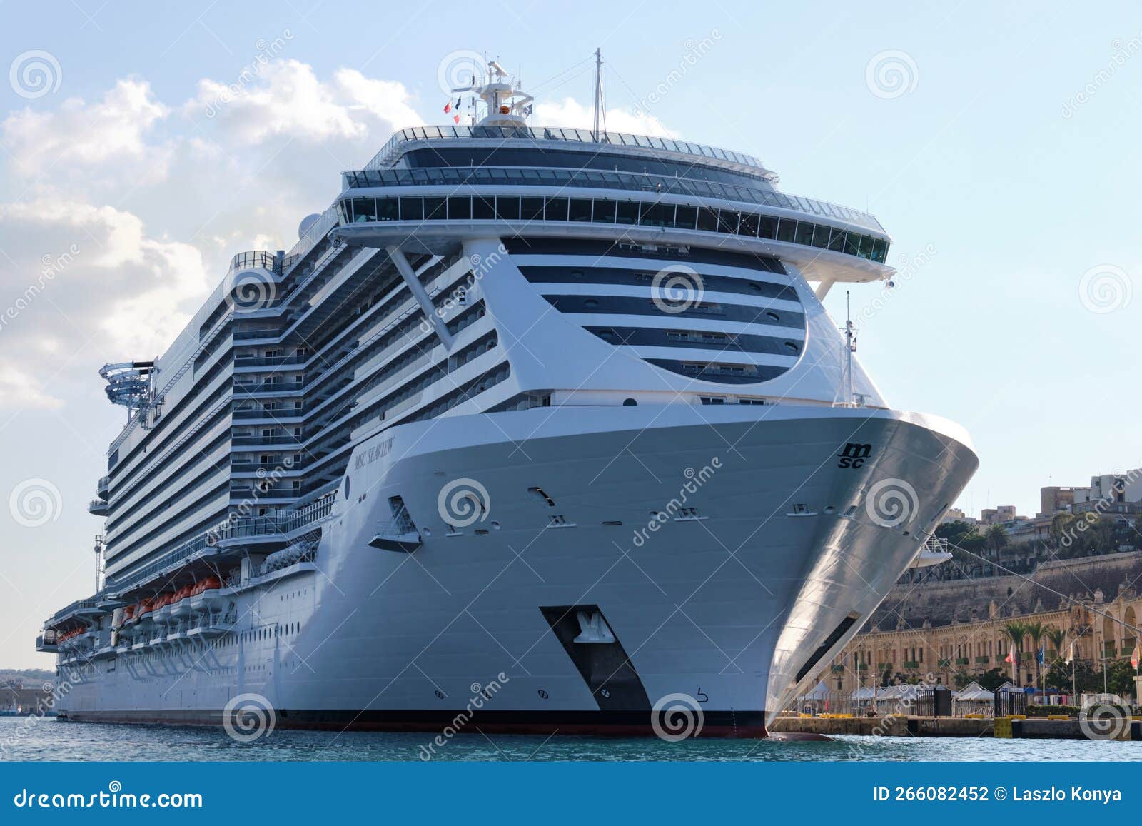 MSC Seaview - Valletta editorial photography. Image of ship - 266082452