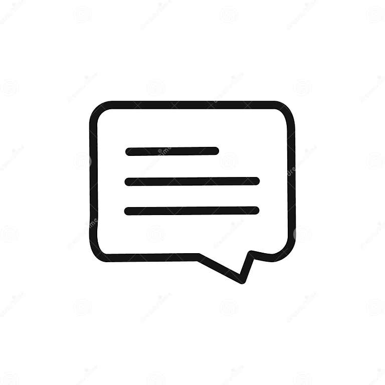 Msg Free Icon Linear Graphics Set Vector Stock Vector - Illustration of ...