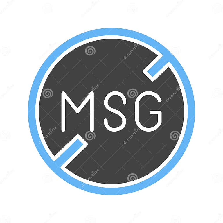 Msg icon vector image. stock vector. Illustration of isolated - 294910908