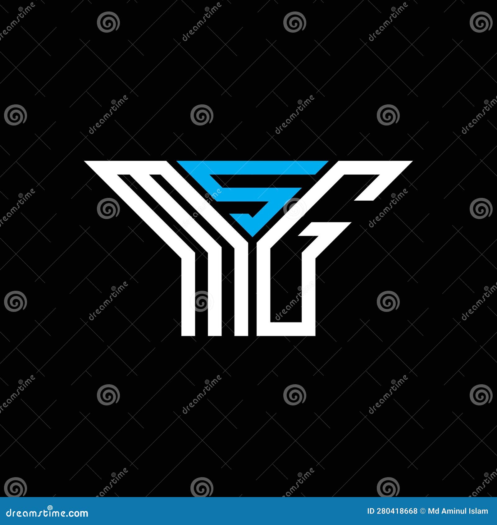 MSG Letter Logo Creative Design with Vector Graphic, MSG Simple and ...