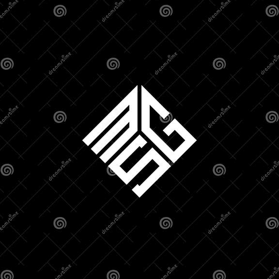 MSG Letter Logo Design on Black Background. MSG Creative Initials ...