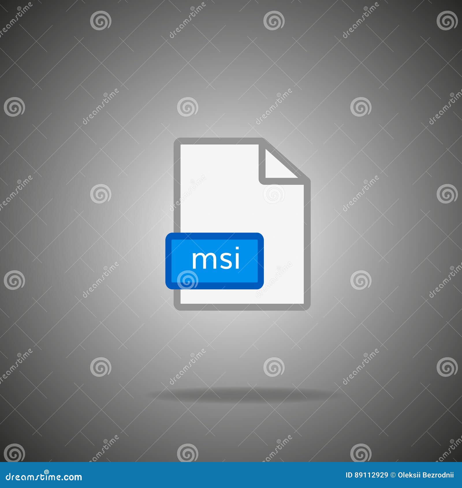 Msi Icon .msi Format Symbol. Msi Vector Sign Stock Vector ...