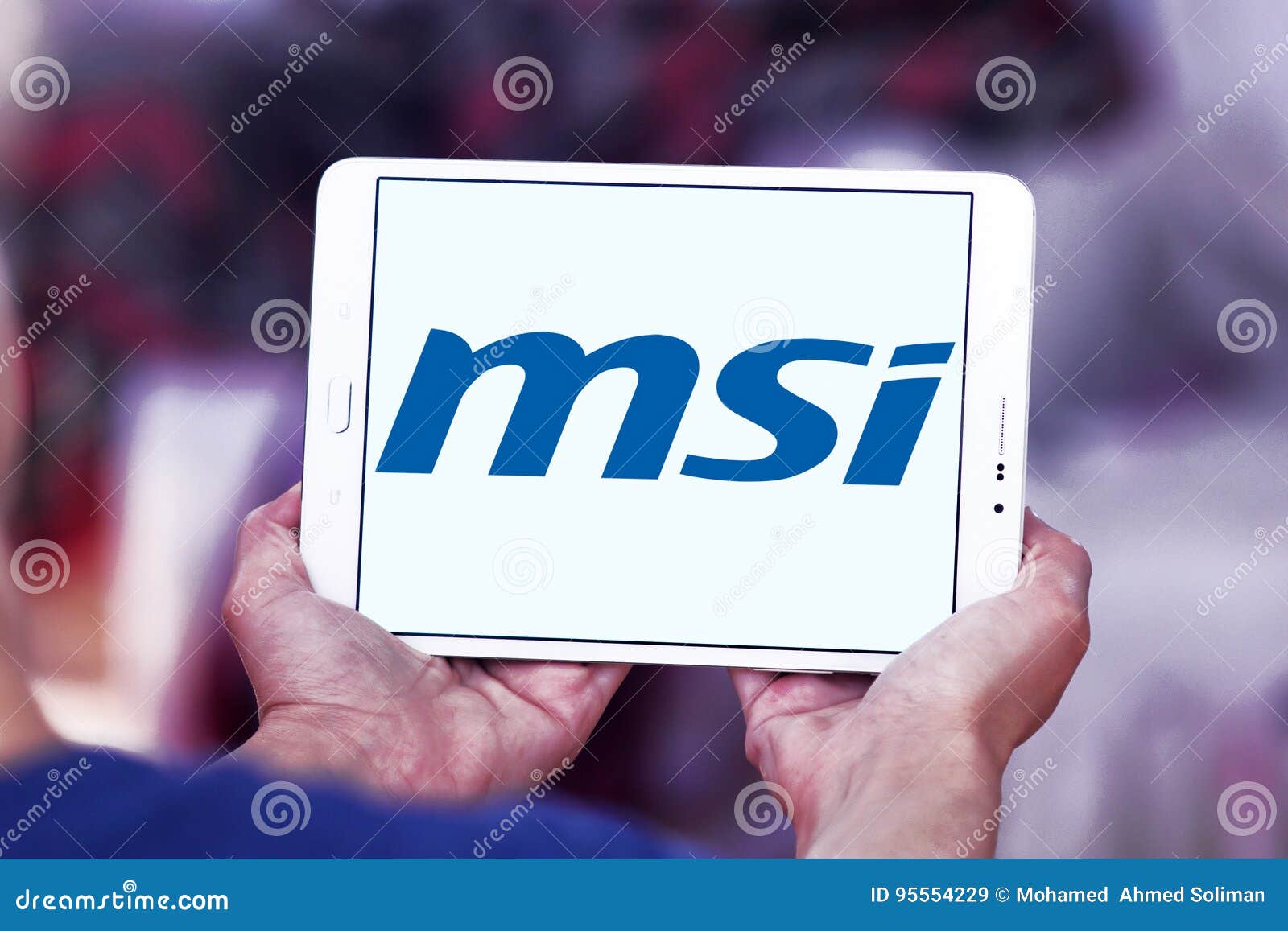 Msi logo editorial stock image. Image of display, logo - 95554229