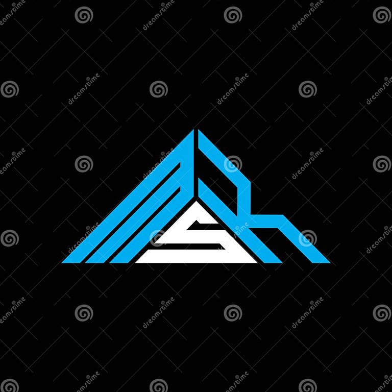 MSK Letter Logo Creative Design with Vector Graphic, MSK Simple and ...