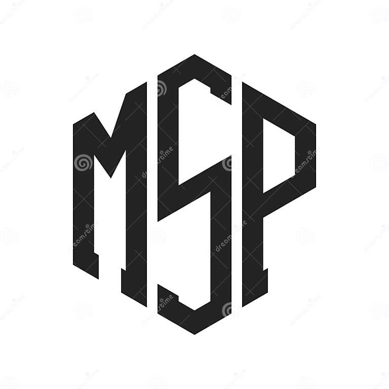 MSP Logo Design. Initial Letter MSP Monogram Logo Using Hexagon Shape ...