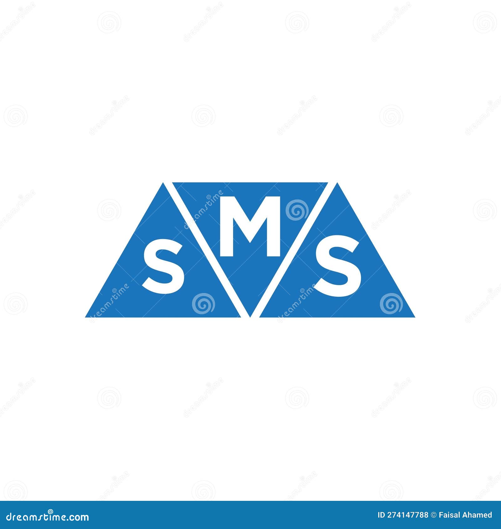 MSS Abstract Initial Logo Design on White Background. MSS Creative ...