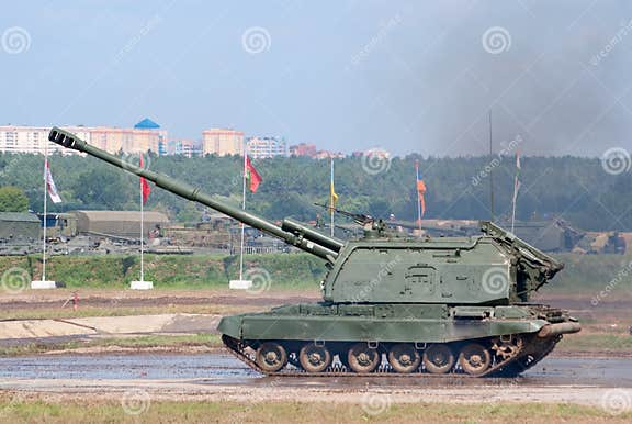 Msta-S Self-propelled Artillery Editorial Stock Image - Image of ...