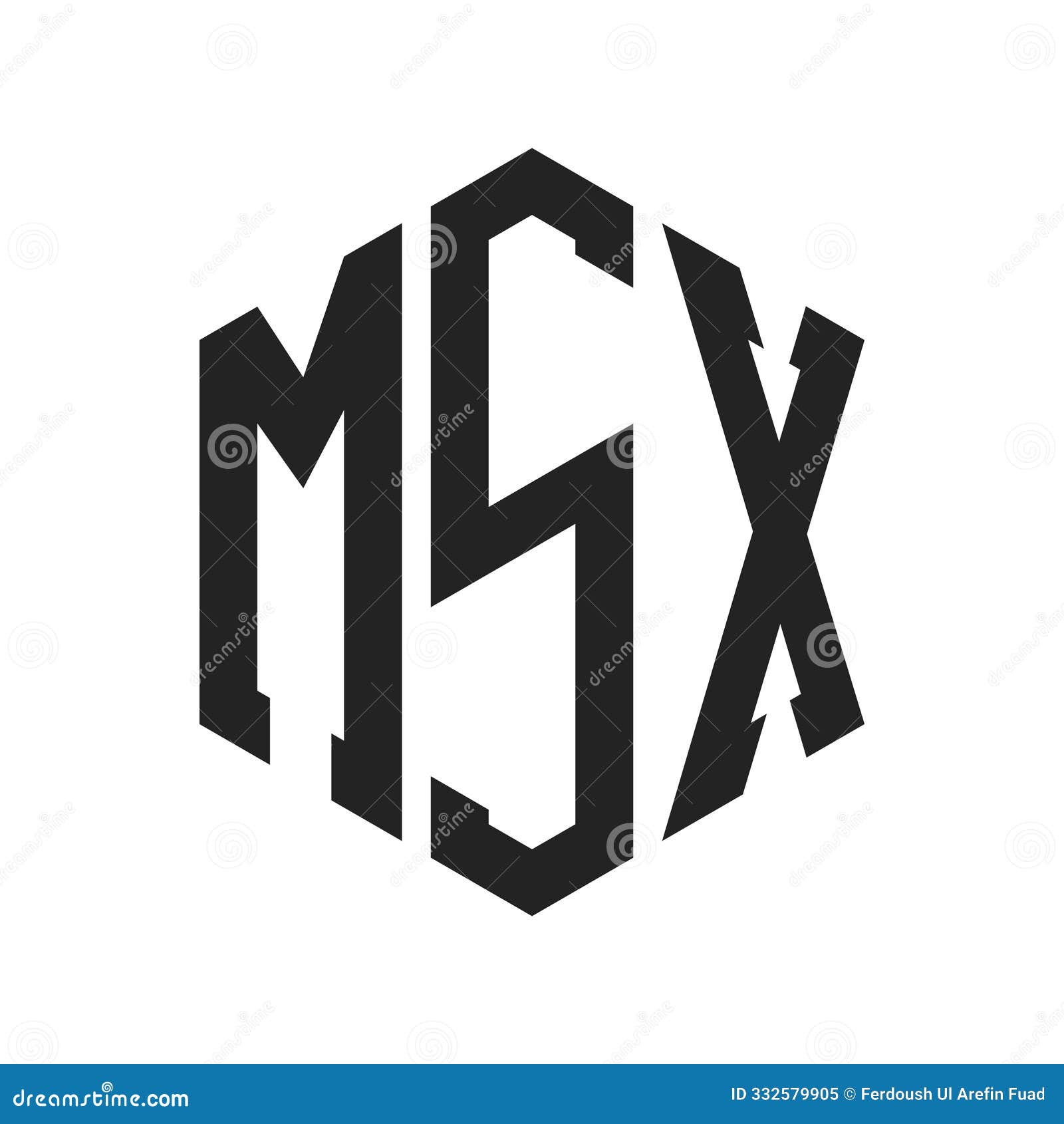 MSX Logo Design. Initial Letter MSX Monogram Logo Using Hexagon Shape ...