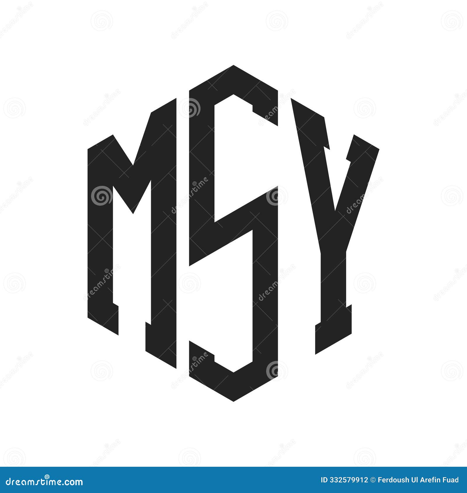 MSY Logo Design. Initial Letter MSY Monogram Logo Using Hexagon Shape ...