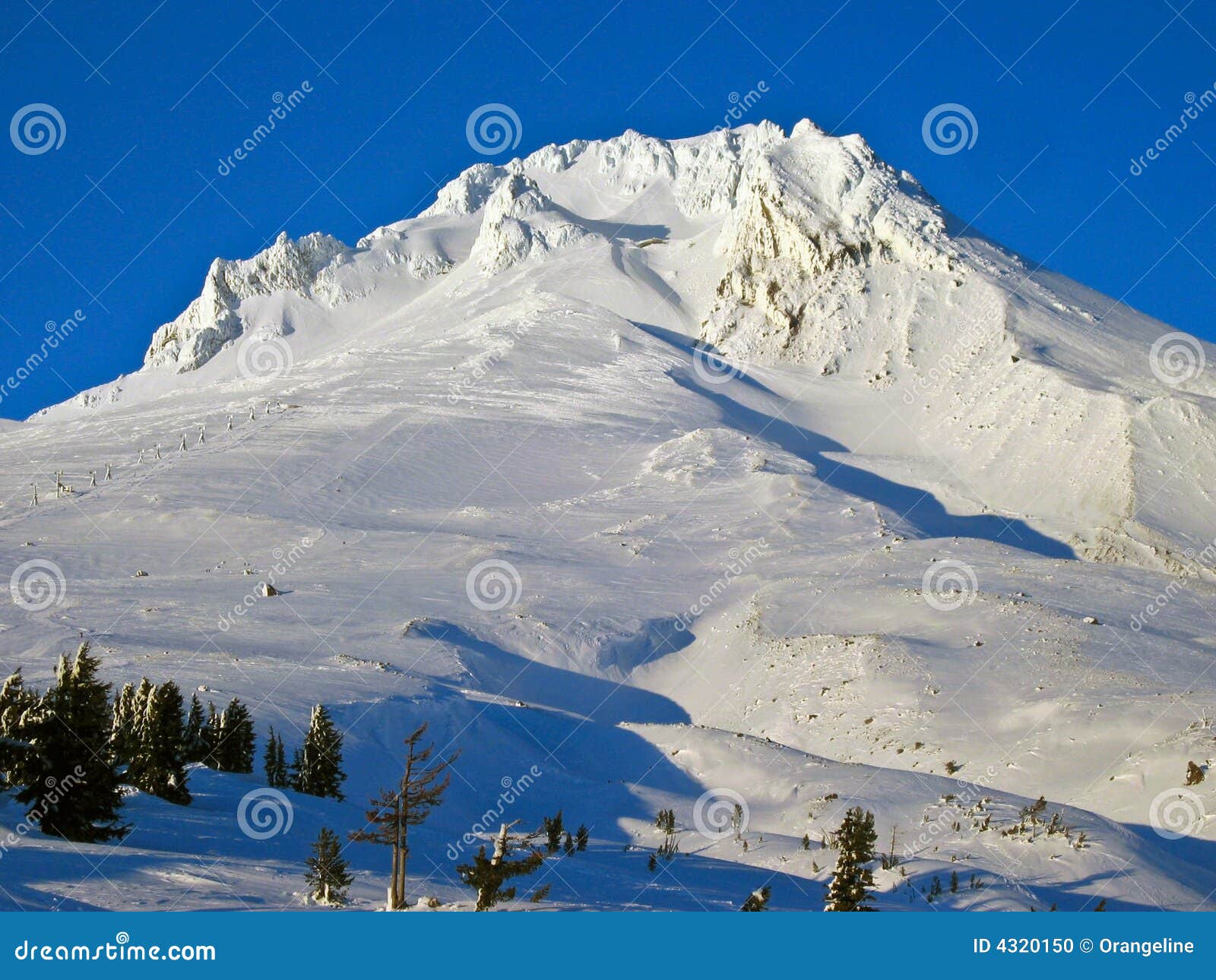 Mt Adams stock photo. Image of great, winter, northwest - 4320150