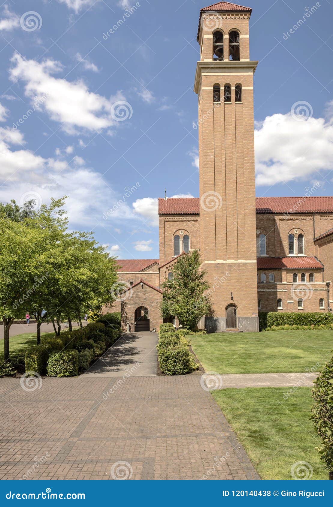 Mt. Angel Abbey and Grounds Oregon. Stock Photo - Image of flora ...