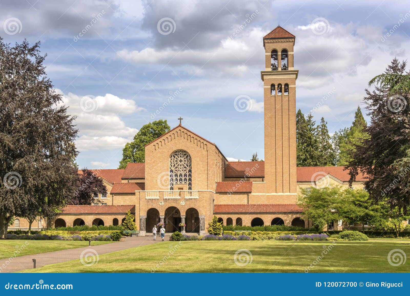 Mt Angel Abbey Y Argumentos Oregon Imagen editorial - Imagen de cielo ...