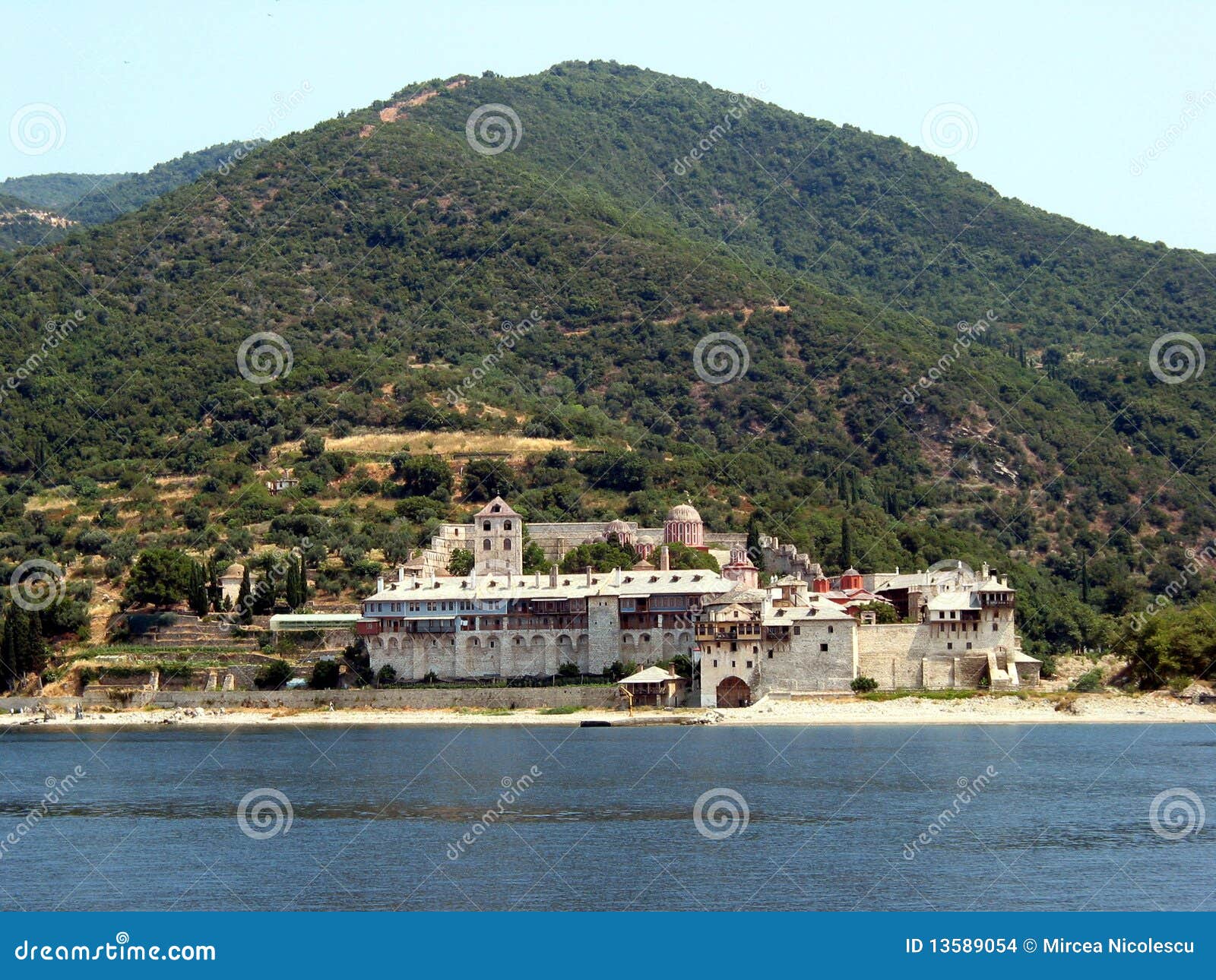 Mt Athos monastery stock photo. Image of holidays, historic - 13589054