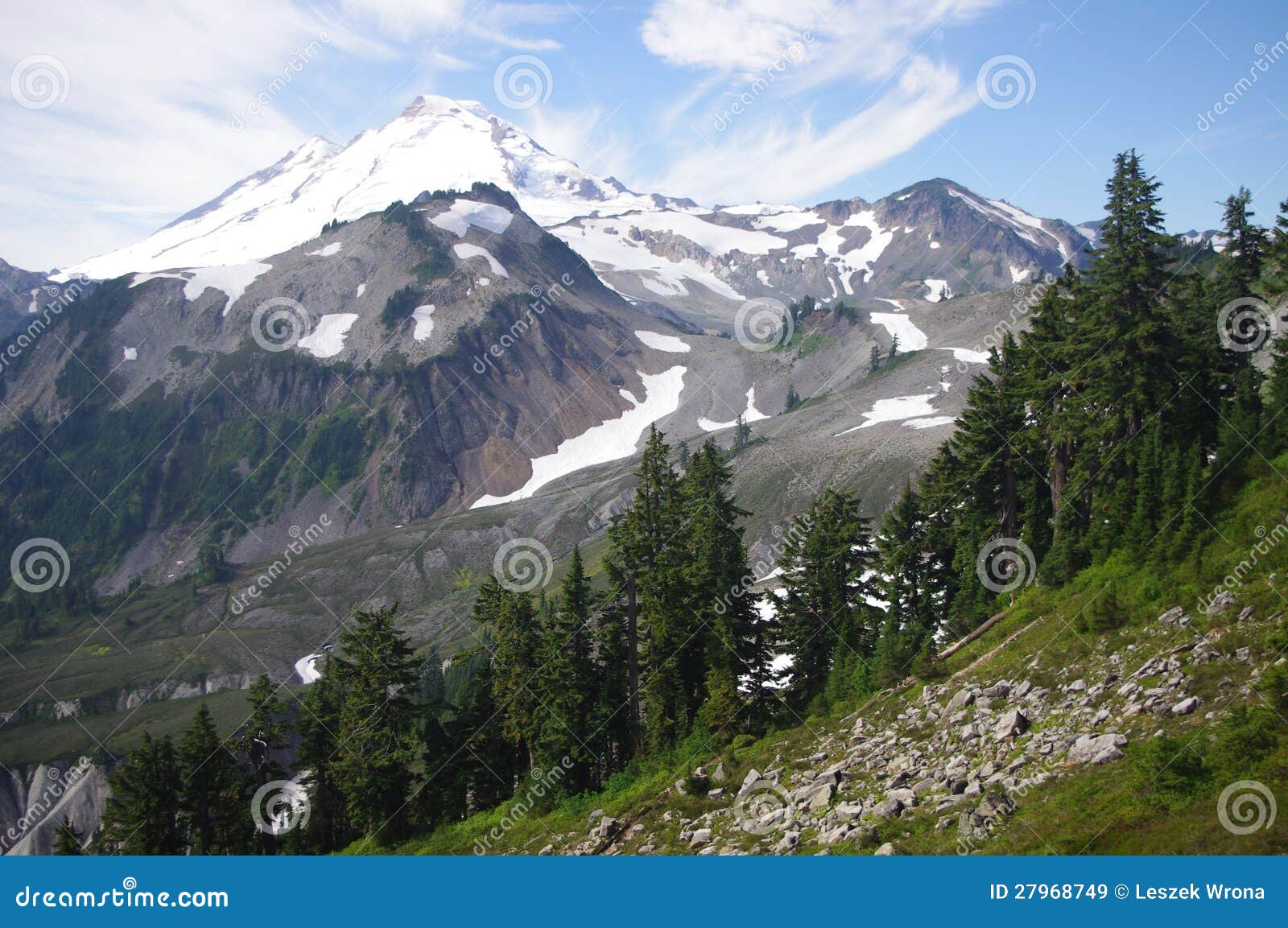 Mt. Baker in Washington stock image. Image of rock, beautiful - 27968749