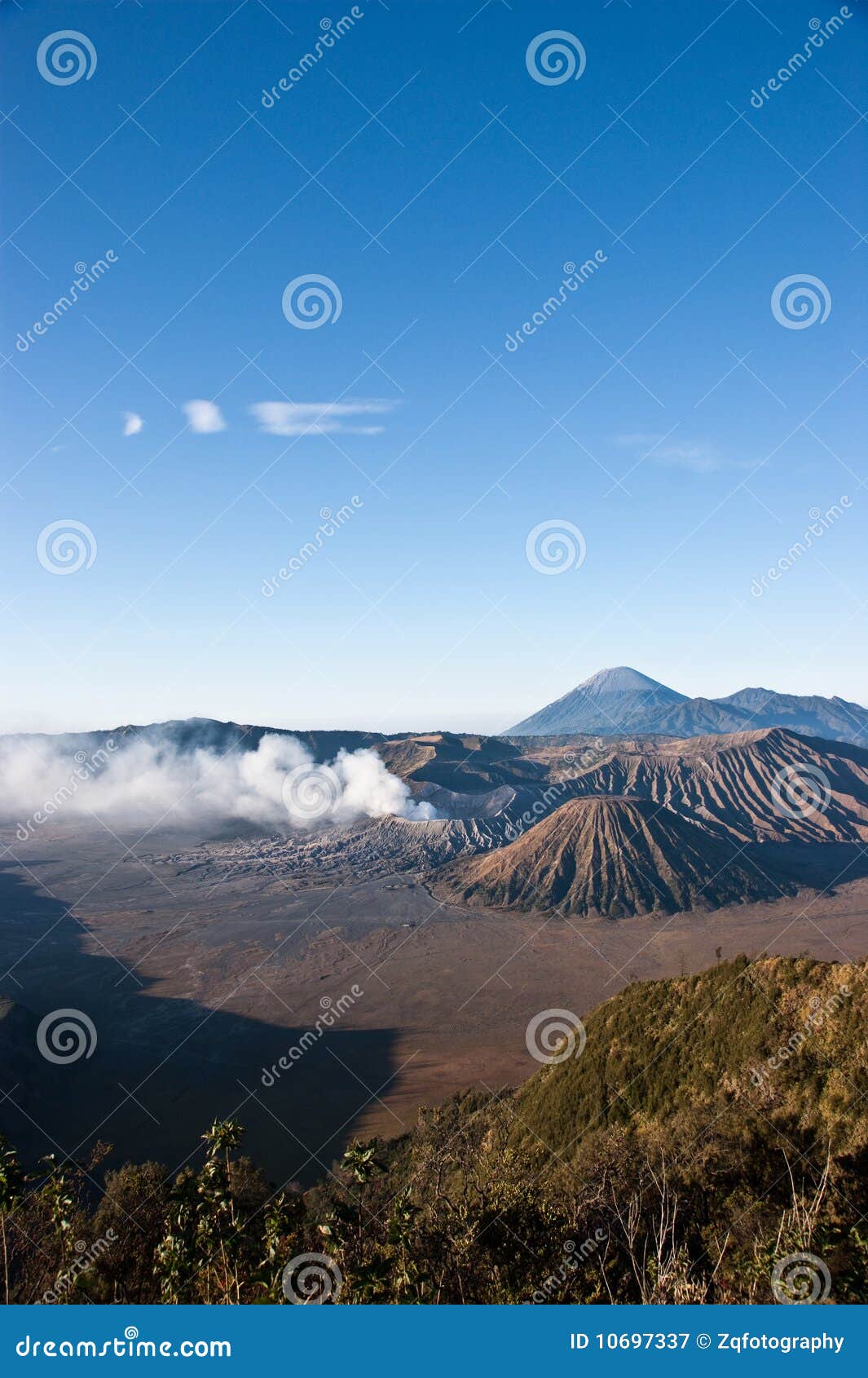 Mt Bromo Sunrise stock image. Image of cone, mountain - 10697337