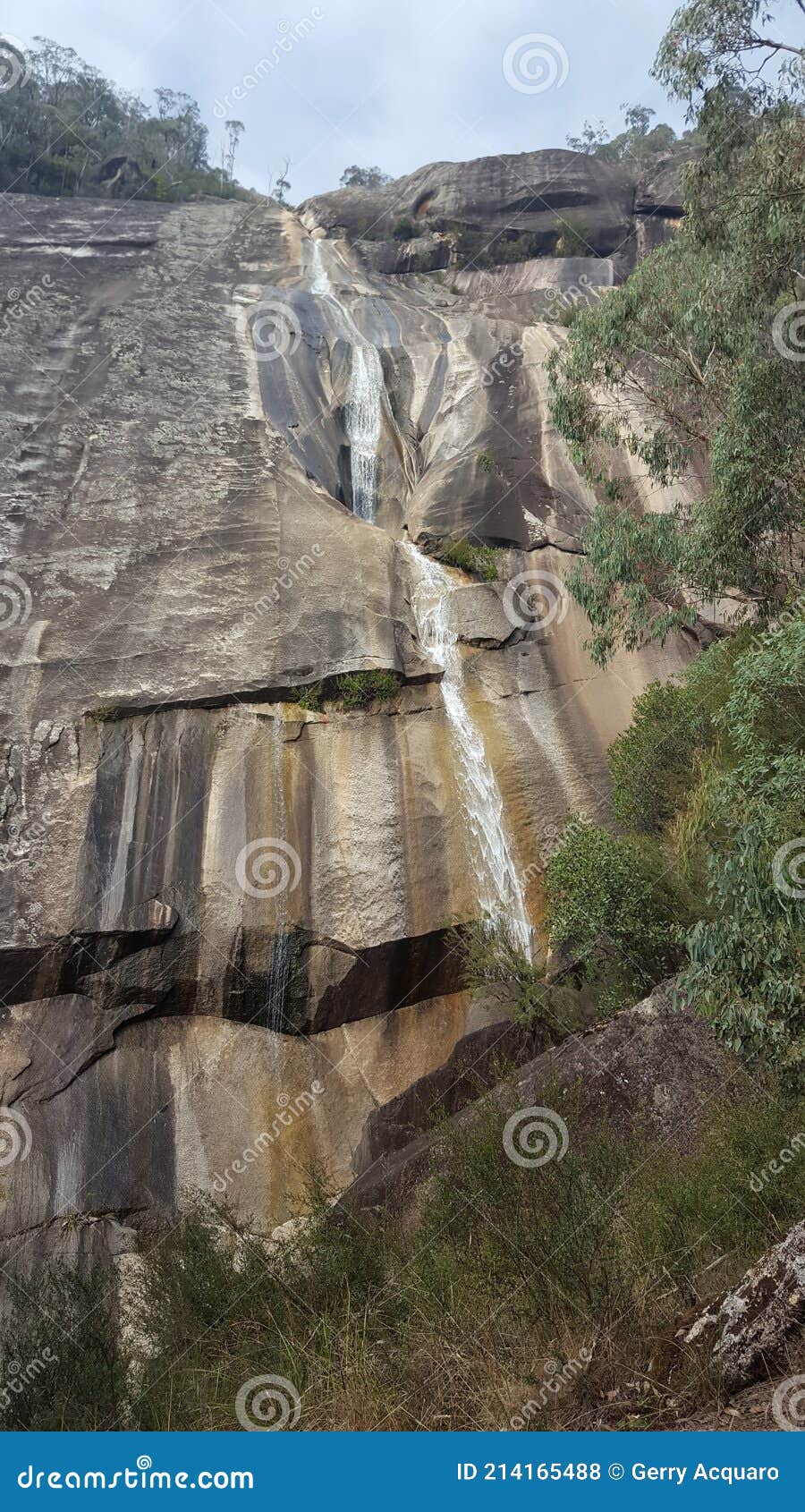 Mt Buffalo waterfall stock photo. Image of adventure - 214165488