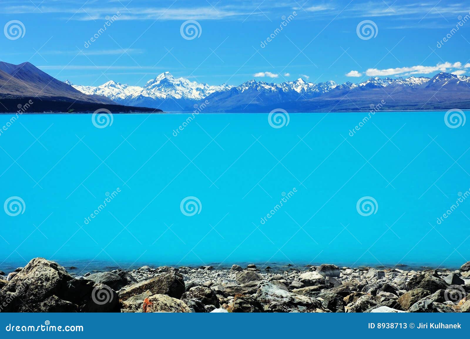Lake Pukaki, Hydro Power Station, New Zealand Royalty-Free Stock Image ...