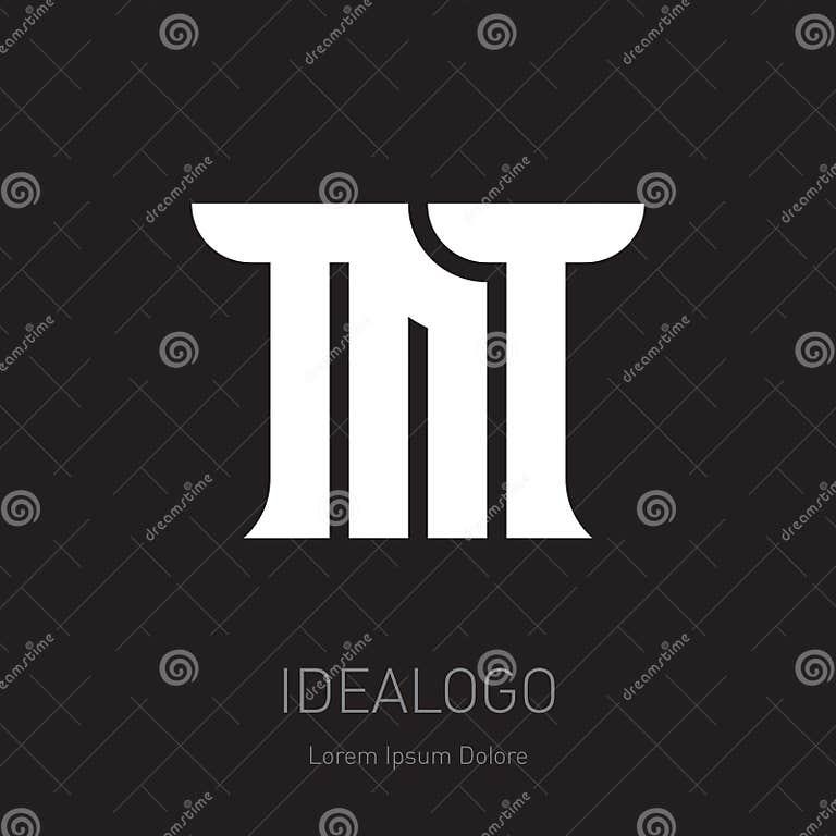 MT - Design Element or Icon. M and T - Initials, Logo. Monogram ...