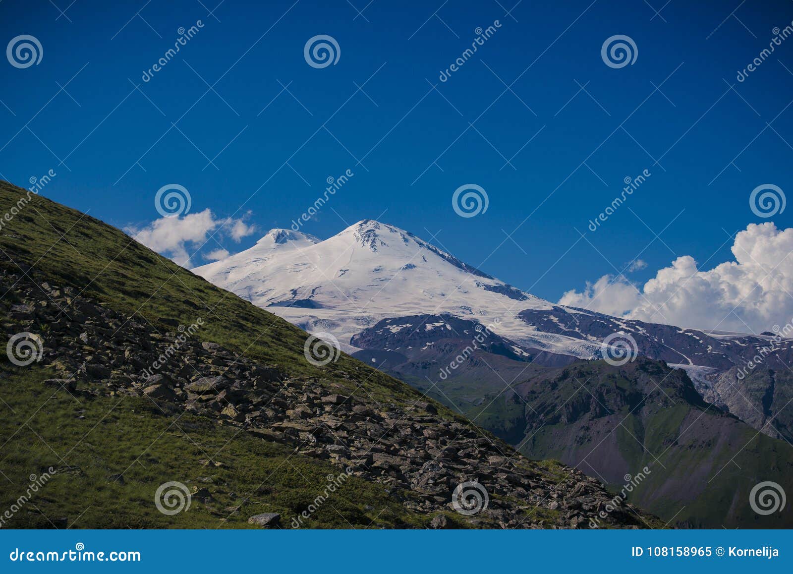 Mt Elbrus, Caucasus, Russian Federation Stock Image - Image of ...
