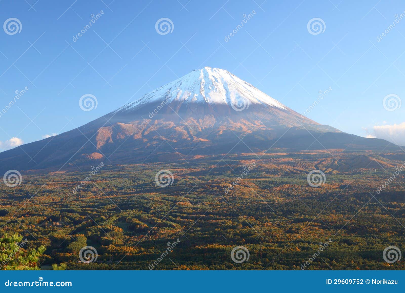 Mt. Fuji in autumn stock photo. Image of asia, natural - 29609752