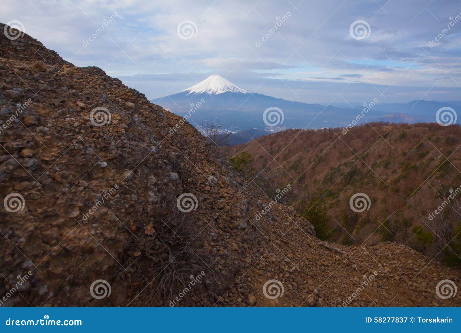Mt.Fuji stock image. Image of asia, town, mountain, mount - 58277837