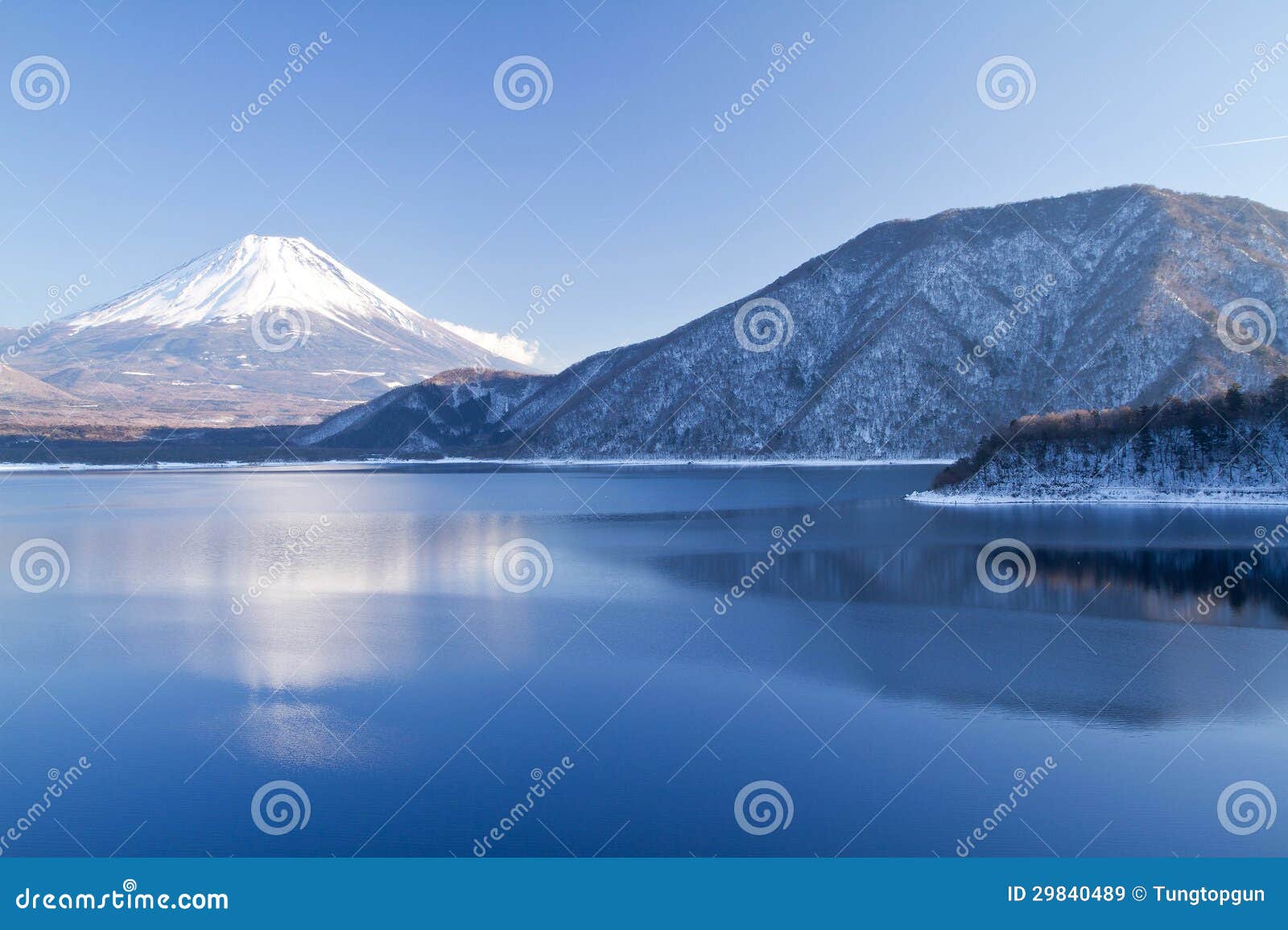 Mt.Fuji winter stock image. Image of scenery, oriental - 29840489