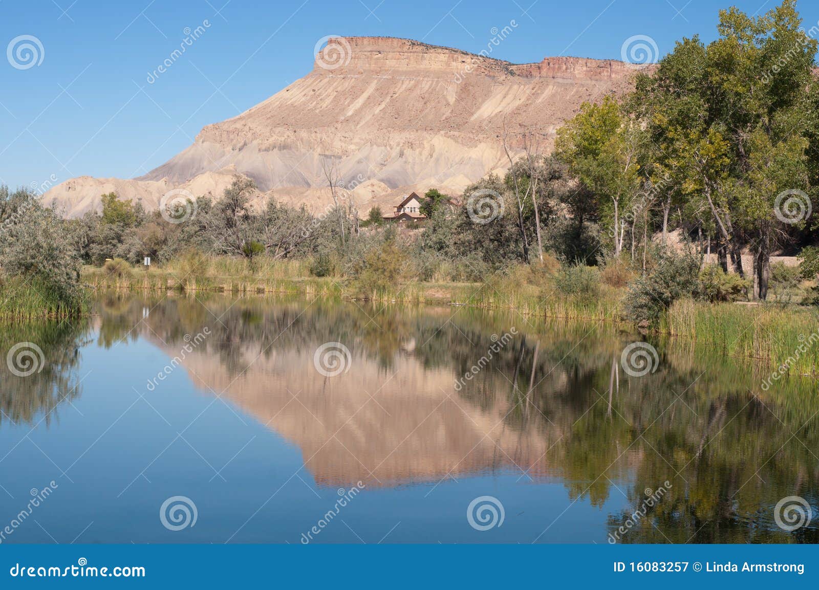 Mt. Garfield stock image. Image of sedimentary, vacation - 16083257