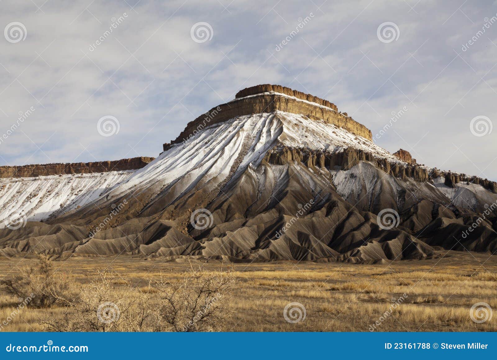 Mt Garfield stock photo. Image of rugged, garfield, weathered - 23161788