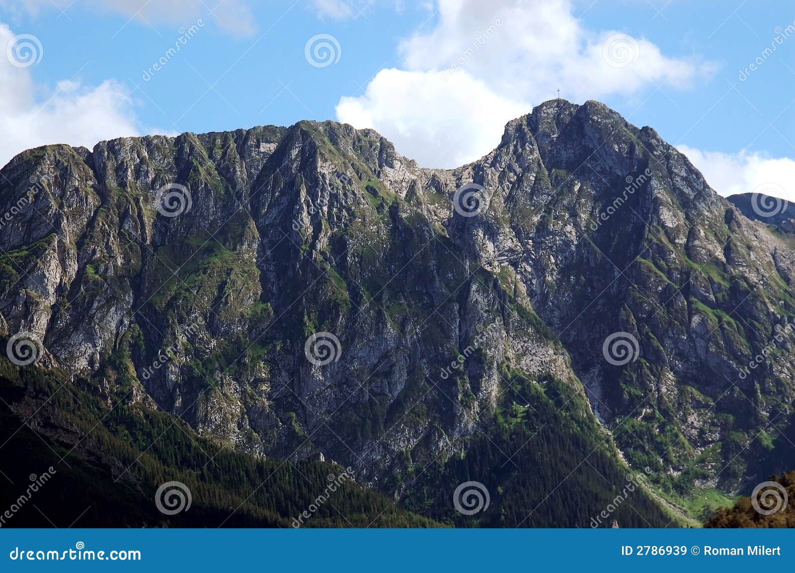 Mt Giewont stock image. Image of summer, seasonal, forest - 2786939