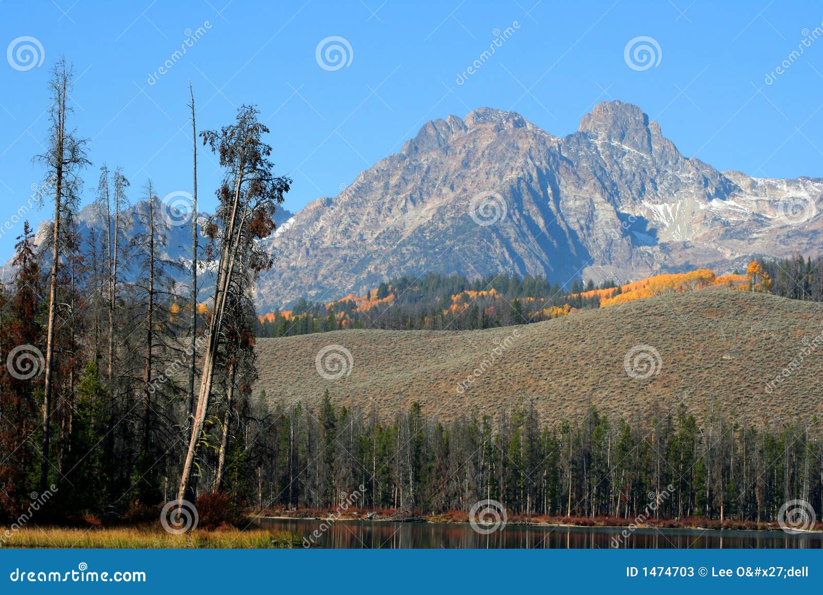Mt. Heyburn stock image. Image of calm, peaceful, wild - 1474703
