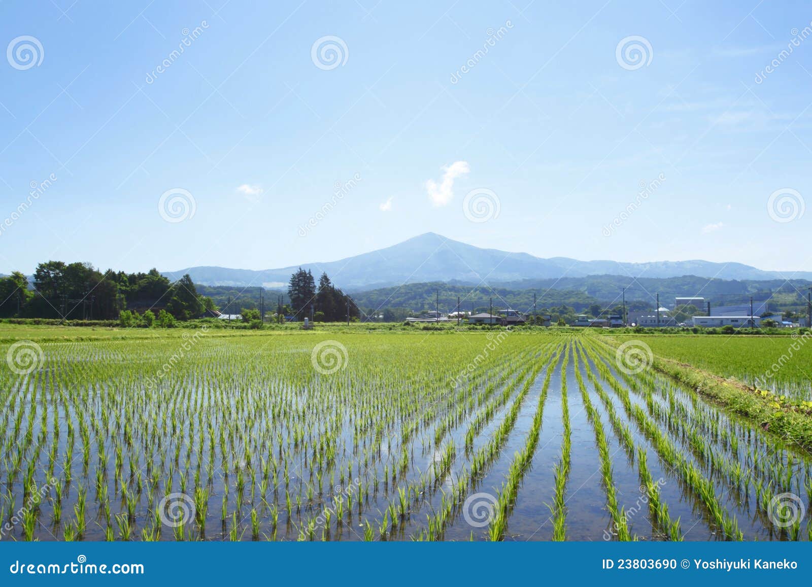 Mt.Himekami and blue sky stock photo. Image of touhoku - 23803690