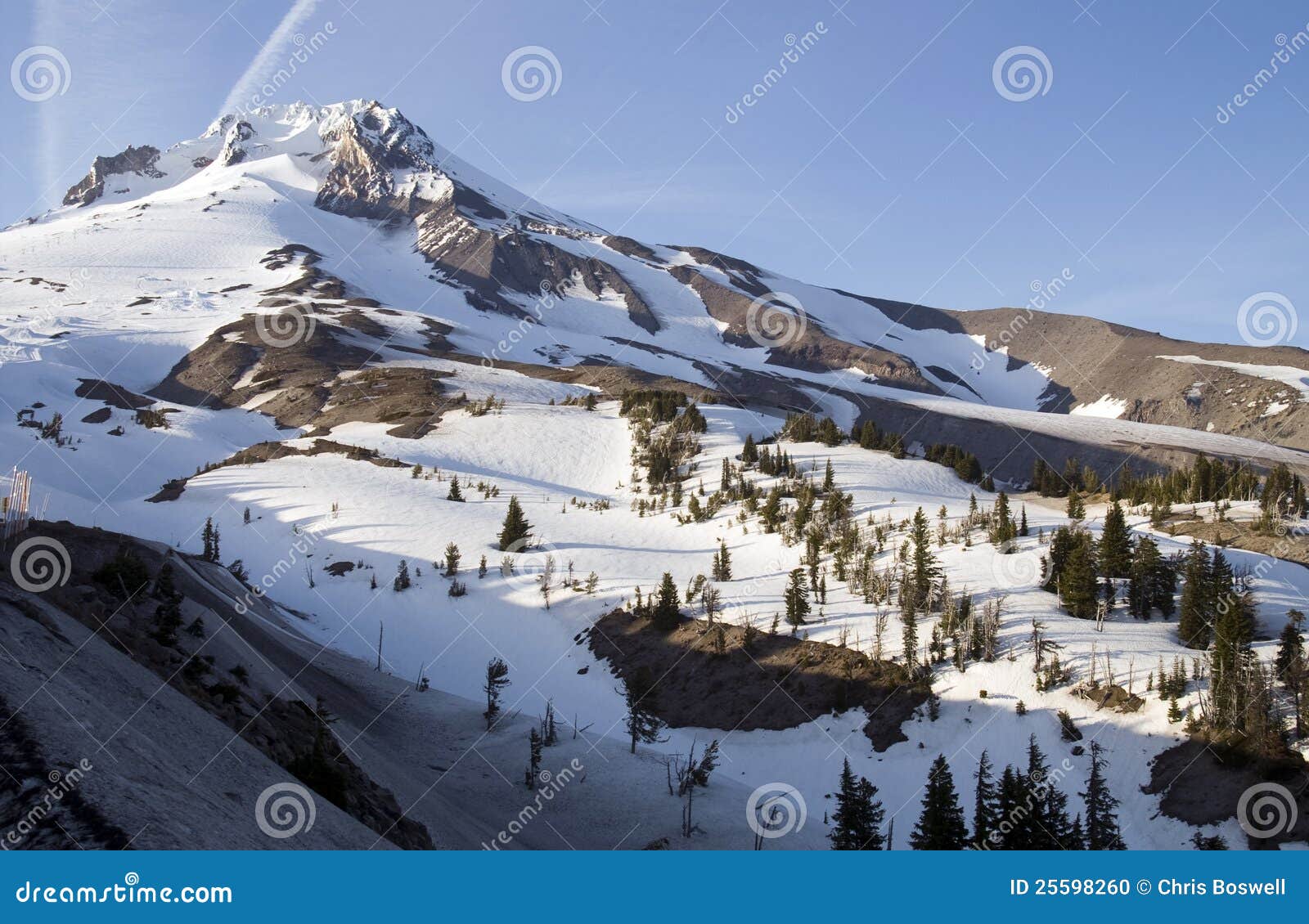 Timberline Mt. Hood Cascade Range Ridge Oregon Stock Photo - Image of ...