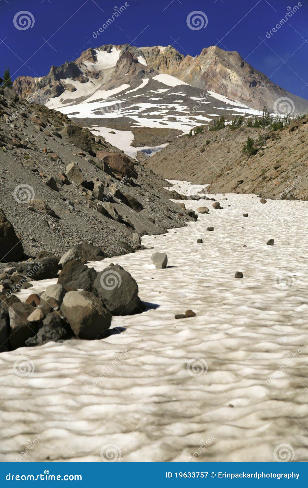 Mt. Hood Snow Vertical stock image. Image of wilderness - 19633757