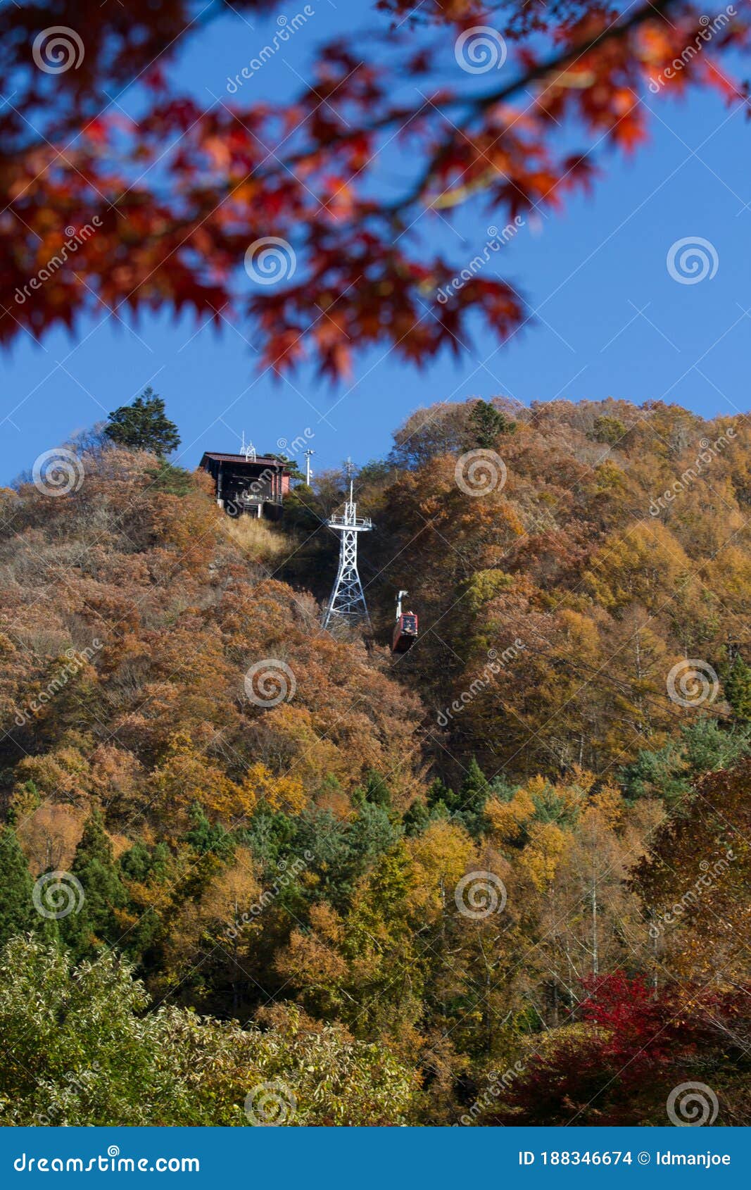 Mt. Kachi Kachi Ropeway stock photo. Image of mtfuji - 188346674
