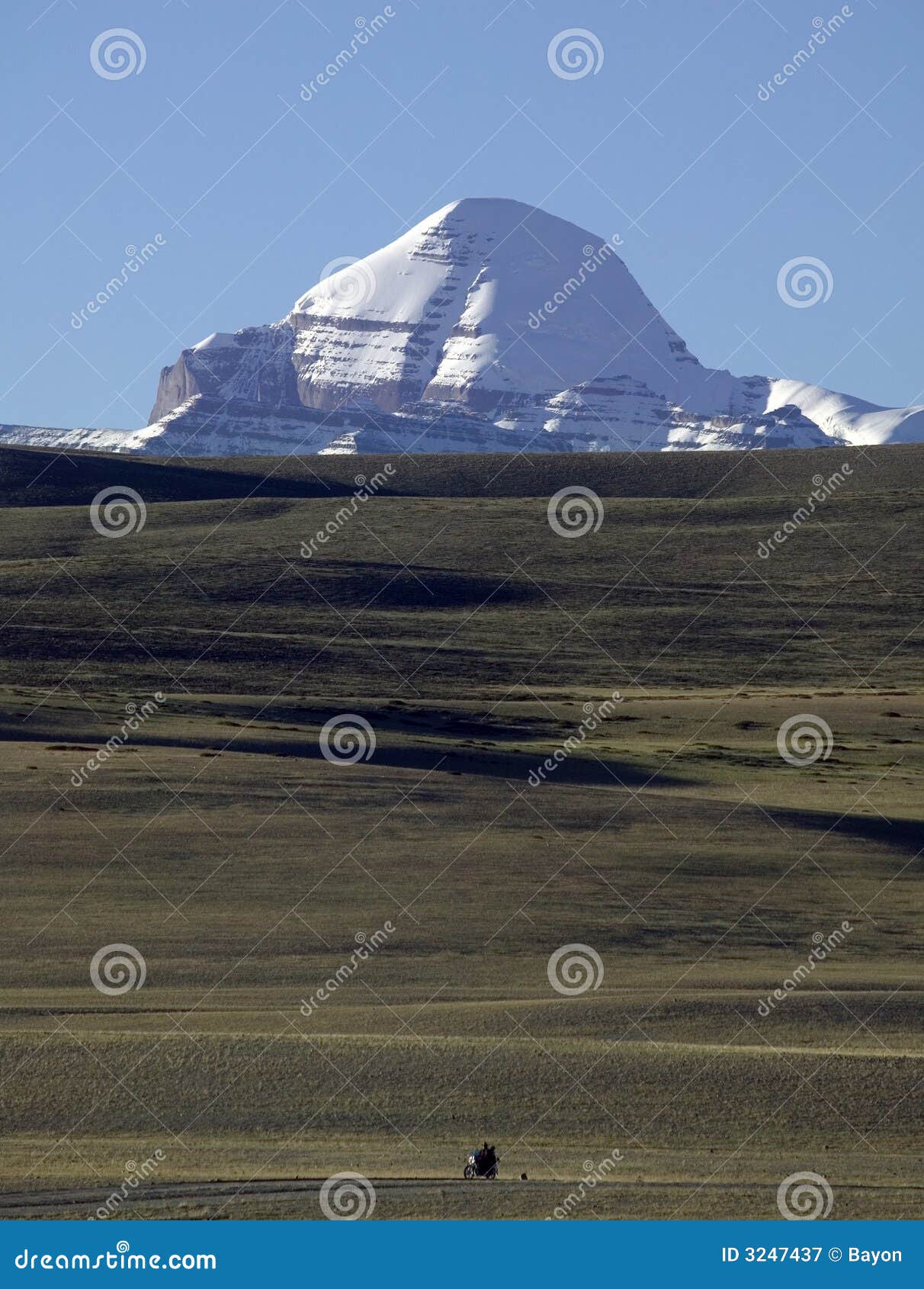 Mt. Kailas in Tibet stock image. Image of house, mountain - 3247437
