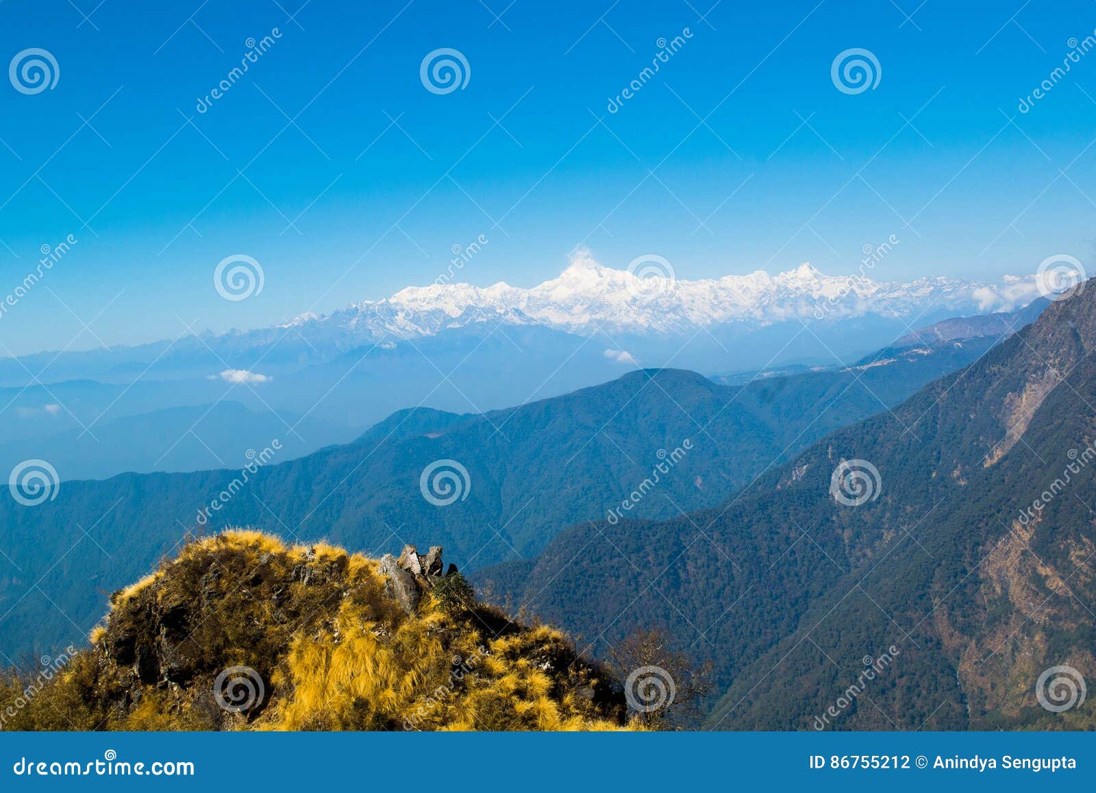 Mt. Kanchenjunga stock photo. Image of sikkim, india - 86755212
